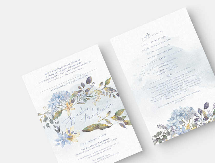 Valencia II Invitation Card - KadKads - Kad Kahwin